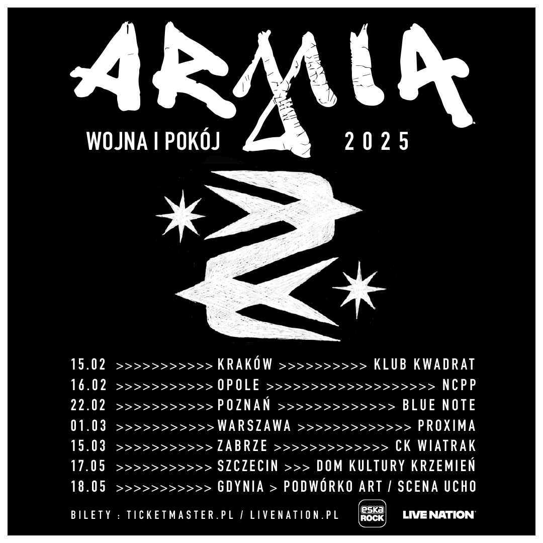Armia "Wojna i Pokój 2025". Kultowy zespół rusza w trasę z nowym ...