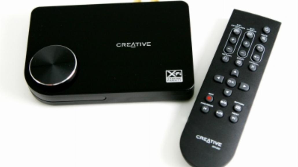 CREATIVE - pierwsza karta SOUND BLASTER X-FI USB - Technologie